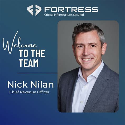 We Are Happy To Announce That Nick Nilan Most Recently The Head Of