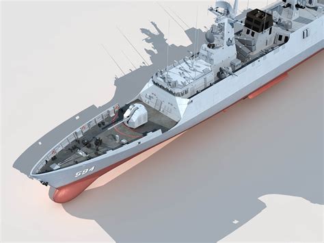 594 Zhuzhou Type 056a Jiangdao Class Corvette 3d Model By Mermodels