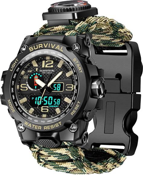 Tactical Watch With Compass