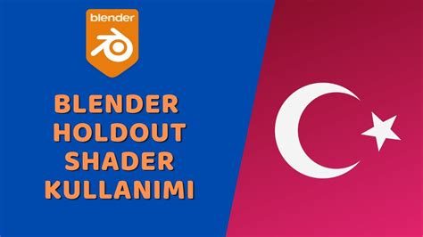 blender holdout shader kullanımı youtube