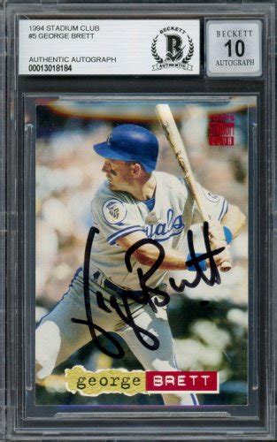 George Brett Autographed Memorabilia Signed Photo Jersey