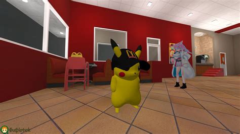 Vrchat Pikachu In Mcdonalds By Fuflotyuk On Deviantart