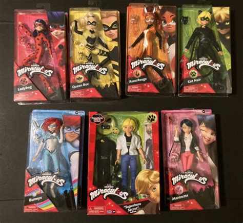 7 Miraculous Ladybug Dolls Queen Bee Cat Noir Rena Ubuy India