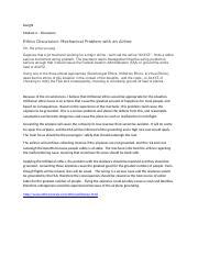 Module 4 Discussion Doc Dwight Module 4 Discussion Ethics