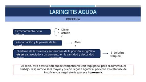 Laringitis Aguda Por Infección Bacteriana Y Viral Ppt