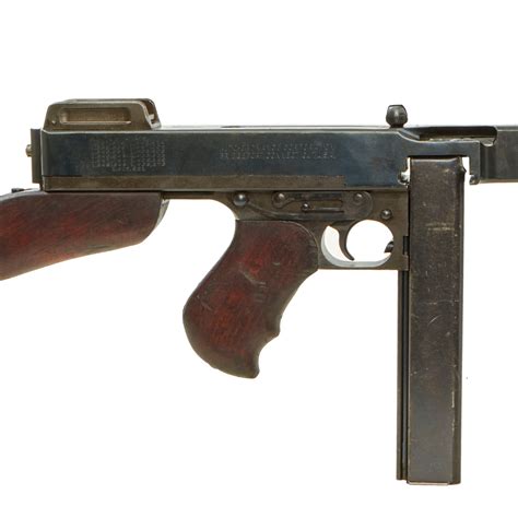 Original Us Wwii Thompson M1928a1 Display Submachine Gun Serial Nos