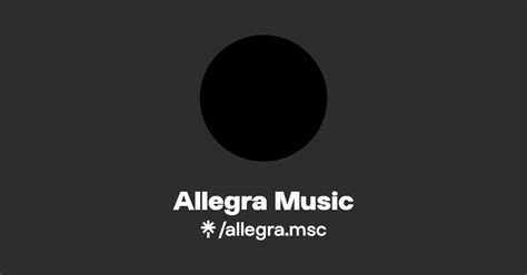 Allegra Music Instagram Linktree