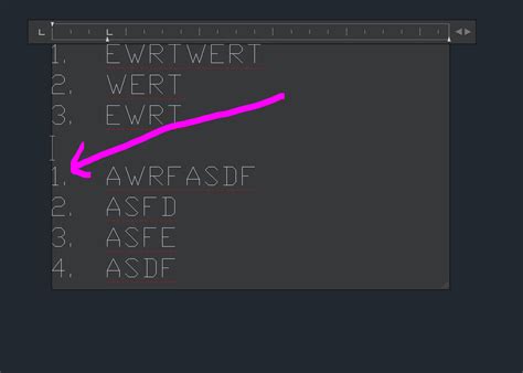 numbering notes in mtext autodesk community
