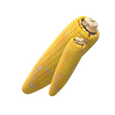 Corn Vegetable 3d Rendering 42541569 Png