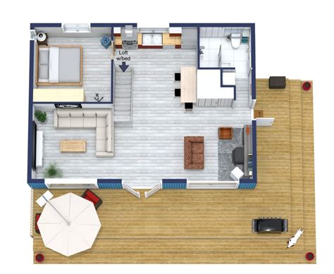 Simple House Floor Plan 2 Bedroom