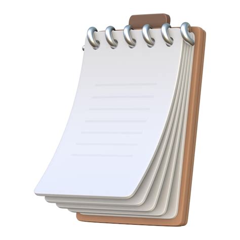 Bloco De Notas 01 Psd Premium