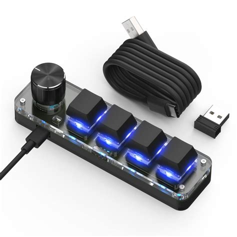 Snapklik BRIMFORD One Handed Macro Mechanical Keyboard Keys Gaming Keyboard Fully