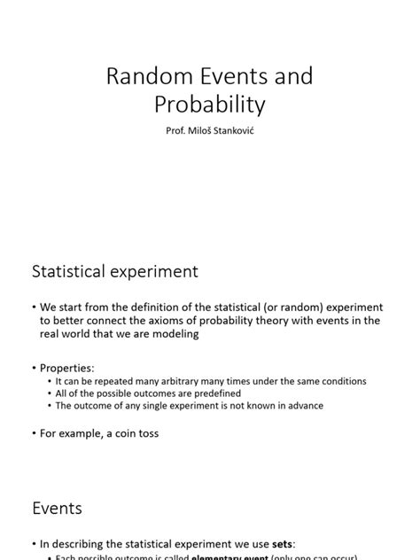 Random Events Probability Combinatorics Pdf Set Mathematics Random Events Probability Combinatorics Pdf Set Mathematics