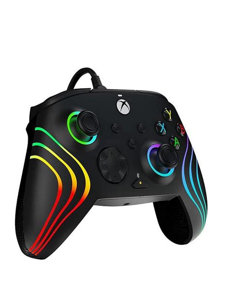 Pdp Afterglow Wave Wired Controller Black Very