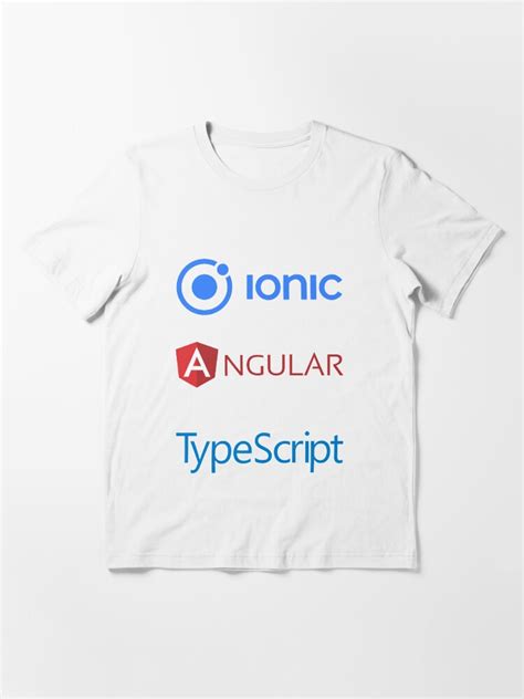 Ionic Angular Typescript Set T Shirt For Sale By Yourgeekside Redbubble Ionic T Shirts