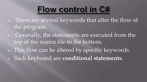 Using Control Flow For Generating Dynamic Content Ppt