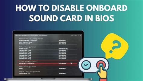 how to disable onboard sound card in bios [quick and easy]