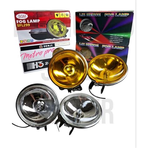 Dj 299 Halogen Fog Light Mini Compact Type 4 H3 Halogen Bulb 12v Or