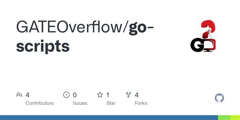 Pull Requests GATEOverflow Go Scripts GitHub
