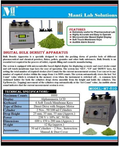 Olympus Bulk Density With Digital Counter And Timer At ₹ 25000 In Panchkula