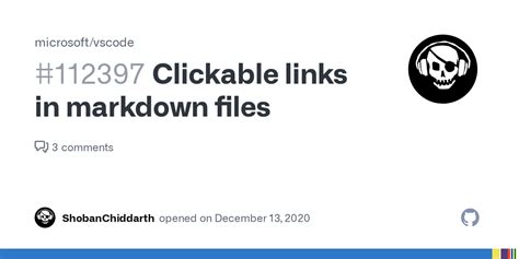 Clickable Links In Markdown Files Issue Microsoft Vscode Github