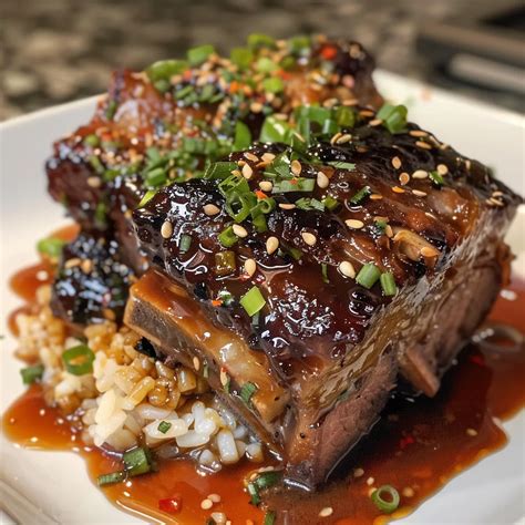 Caramelized Slow Roast Asian Beef Short Ribs Recipe