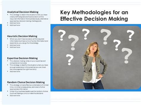 Key Methodologies For An Effective Decision Making Ppt PowerPoint