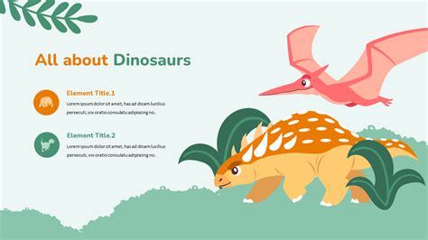Dinosaurs Background PowerPoint