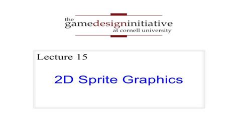 pdf 2d sprite graphics home department of computer …image wd ht