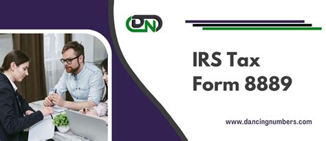 What Is Irs Tax Form 8889 And How To File R Dancingnumbers