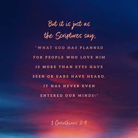 1 Corinthians 2 9 But As It Is Written Eye Hath Not Seen Nor Ear