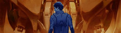 7860x2160 Resolution Mobile Suit Gundam Hathaway Netflix 7860x2160