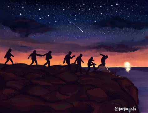 Bts Sunset Wallpapers Top Free Bts Sunset Backgrounds Wallpaperaccess