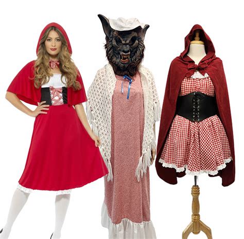 Red Riding Hood Costumes And Grandma Wolf Costumes