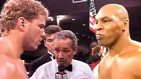Mike Tyson Usa Vs Tommy Morrison Usa Fight Highlights Youtube