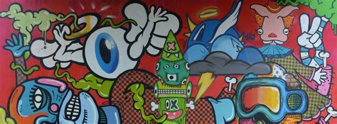 Graffitiwork Of Artartwalldrawing Free Image From