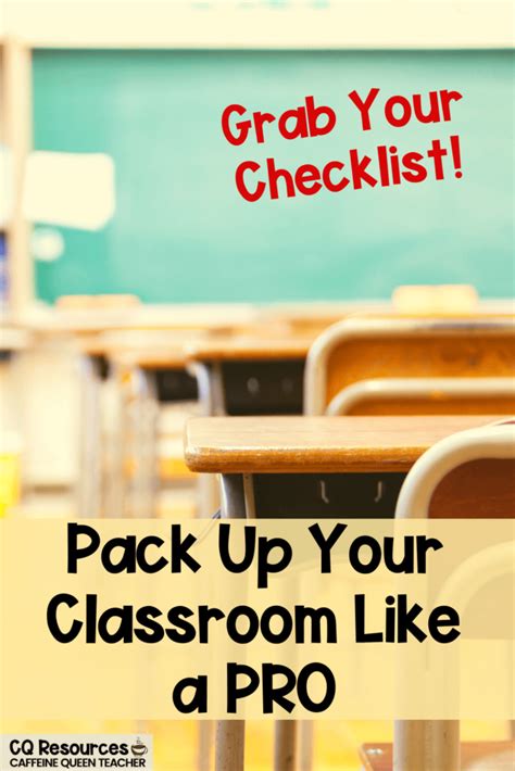 How To Pack Up Your Classroom At The End Of The School Year Caffeine