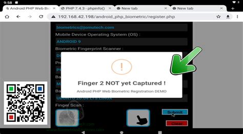 Android PHP Web Biometric Integration Joseph Mwema Biometrics Engineer