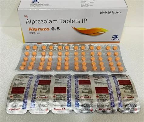 Alprazolam 0 5 Mg Tablet At ₹ 500 Strip Alprazolam Tablets In Lucknow