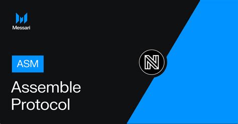 Assemble Protocol Price Asm To Usd Research News And Fundraising Messari