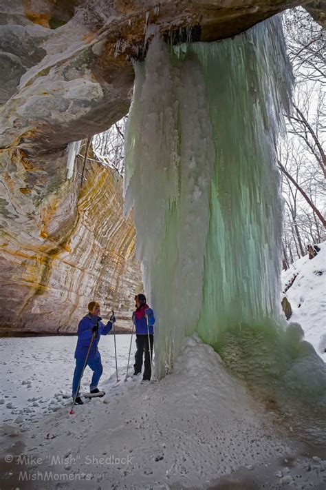 Amazing Frozen Waterfalls In Starved Rock State Park Ottawa Canyon
