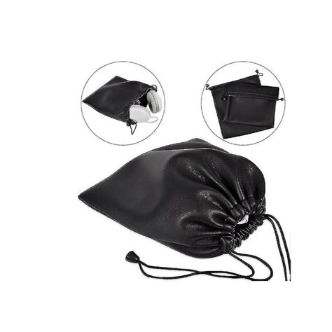 Tuff Luv Headset Pouch With Draw String Black Geewiz