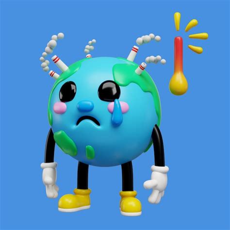 Free Funny 3d Funny 3d Monster Merry Cartoon Isolated On White