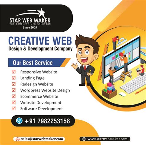 Webdevelopment Website Webdesigner Star Web Maker Services Pvtltd