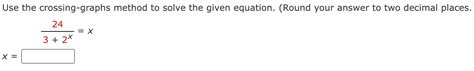 solved use the crossing graphs method to solve the given