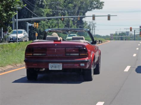 In Motion Classic 1989 Pontiac Sunbird Gt Convertible The Spirit Of
