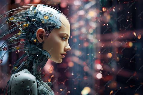 Premium Ai Image Artificial Intelligence Girl Robot Robot With The