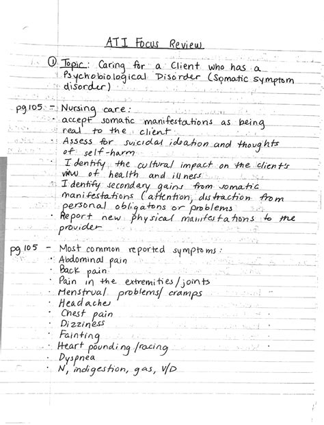 Ati Focus Review Ati Nur4410 Studocu