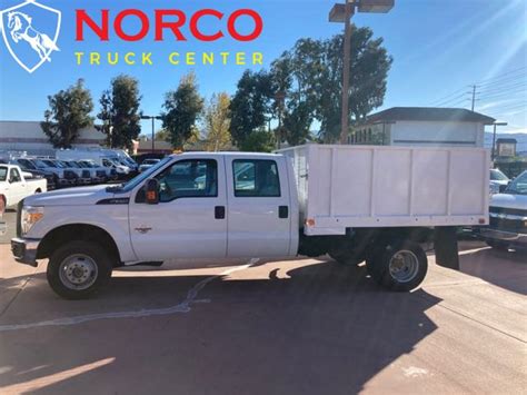 2014 Ford F 350 Super Duty Xl Crew Cab 10 Dump Truck 4x4 Diesel 4x4
