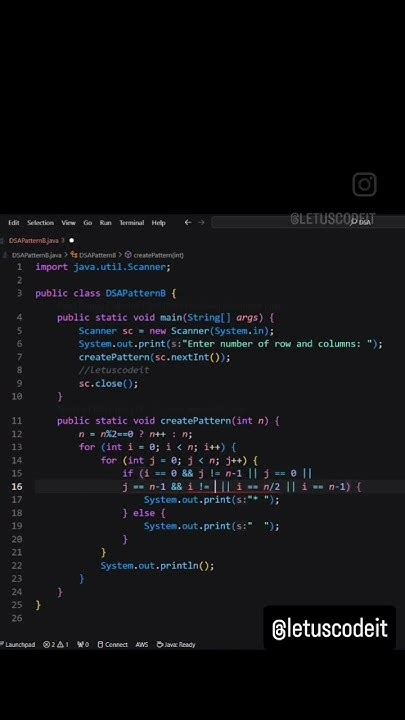 Qu1 Pattern Coding Programming Development Java Patternprogramming Youtube